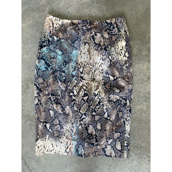 Helene Berman | Skirts | Helene Bermanlondon Python Snake Animal Print ...
